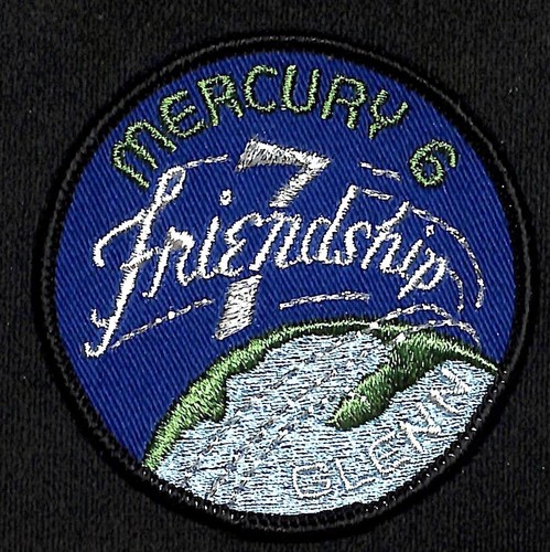NASA Mercury 6 Friendship Glenn Embroidered Patch Vintage c1980's-90's ...