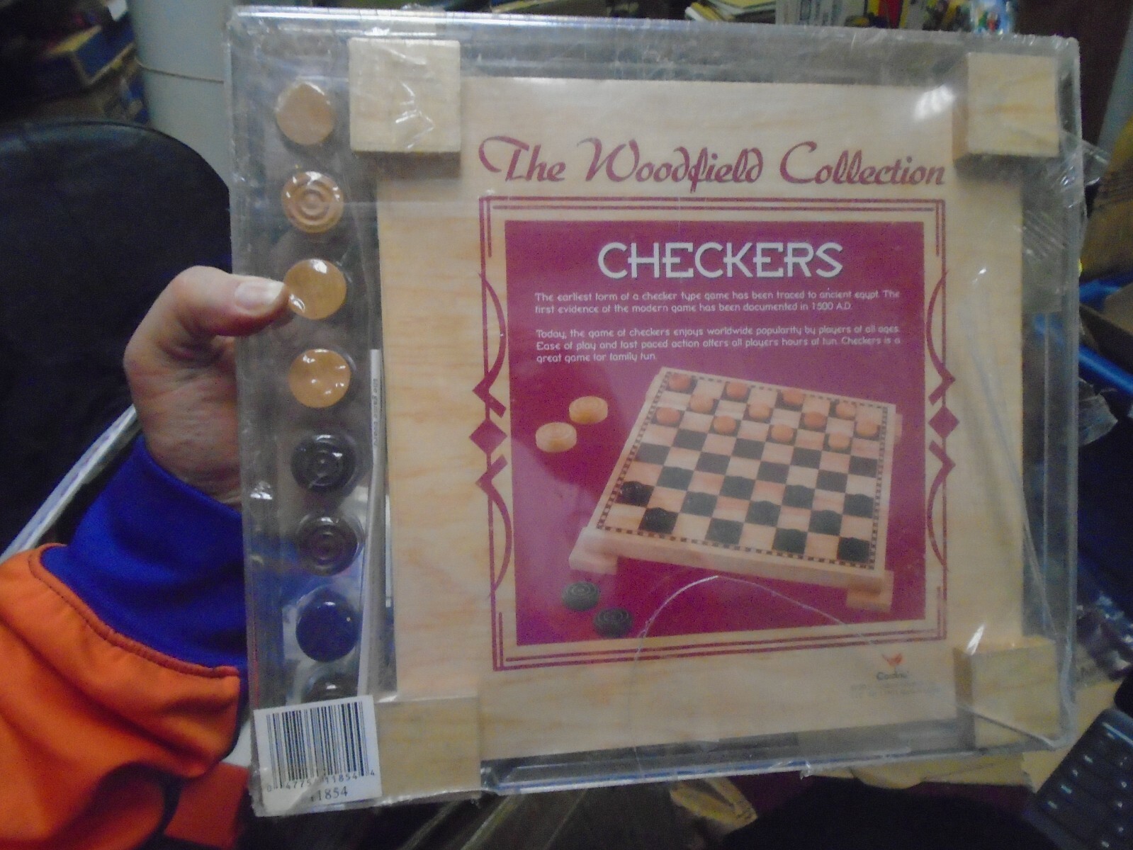 Woodfield Collection - Wooden Checkers Set - Gift Box Set | eBay