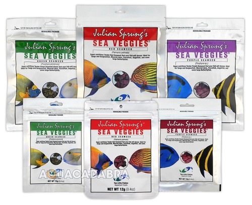 JULIAN SPRUNG'S SEA VEGGIES NORI SEAWEED FISH FOOD MARINE TWO LITTLE ...