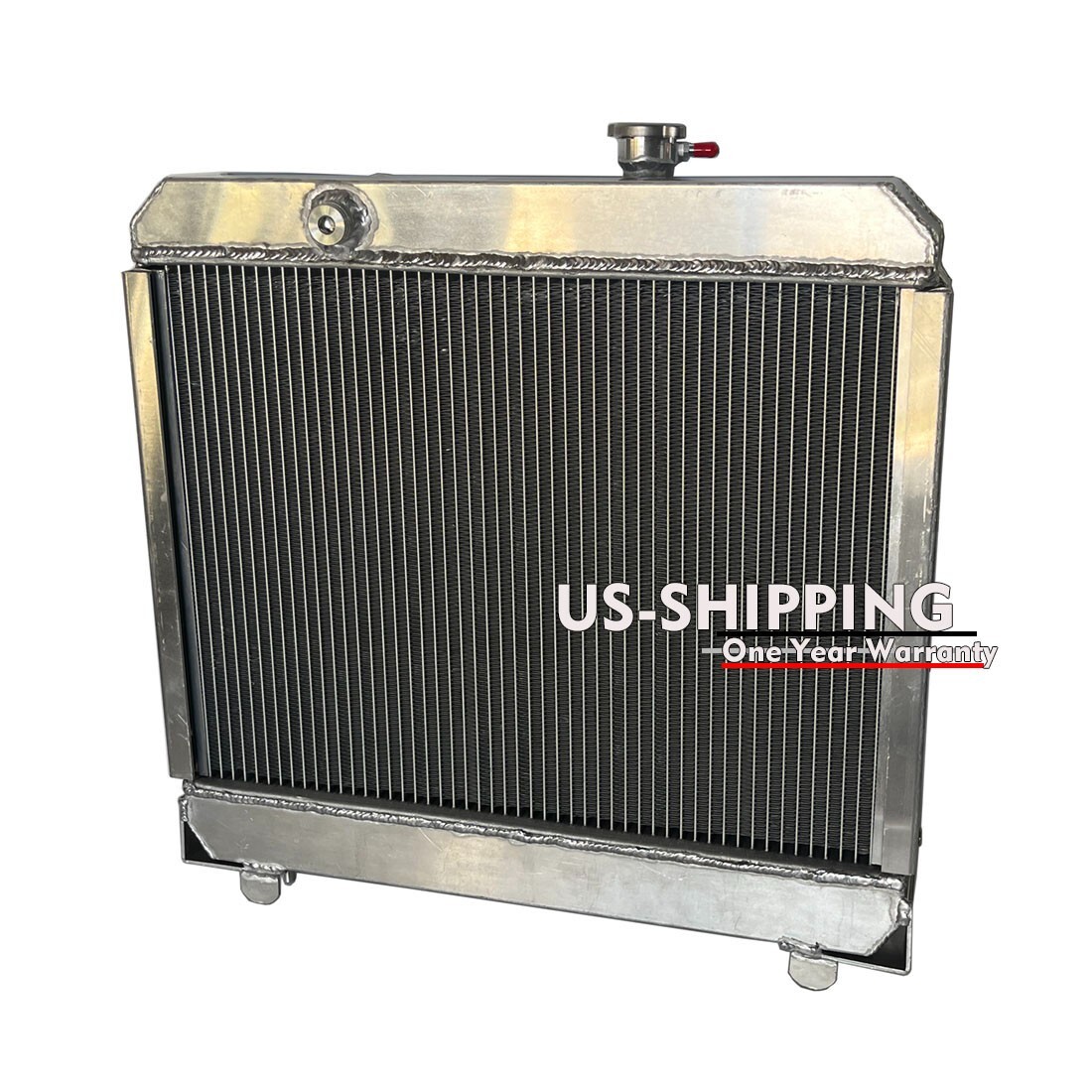 Aluminum Radiator Fit 1969 Jaguar 4.2L XKE E-Type Series 2 1968-1971 M ...