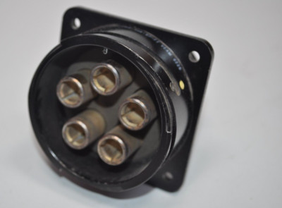 VEAM 40A-5 MALE PANEL MOUNT 5-Pin RECEPTACLE CIR030GRH-40A-5P-FT | eBay