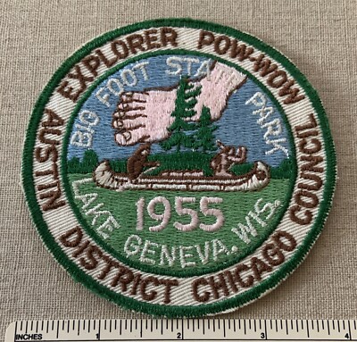 VTG 1955 CHICAGO COUNCIL Austin District Boy Scout Explorer Pow Wow ...