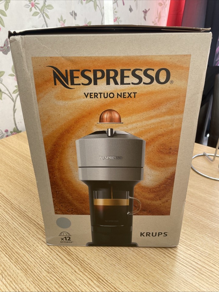 Krups Nespresso Vertuo Next XN910840 Automatic Coffee Machine - Black ...
