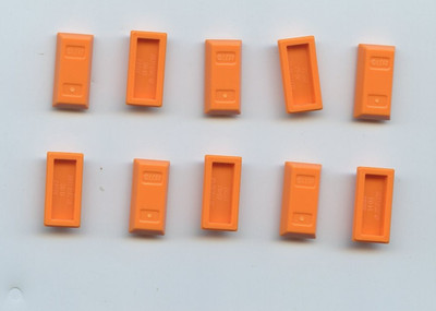 LEGO x 10 Orange Minifigure, Utensil Ingot (Bar) bulk treasure money | eBay