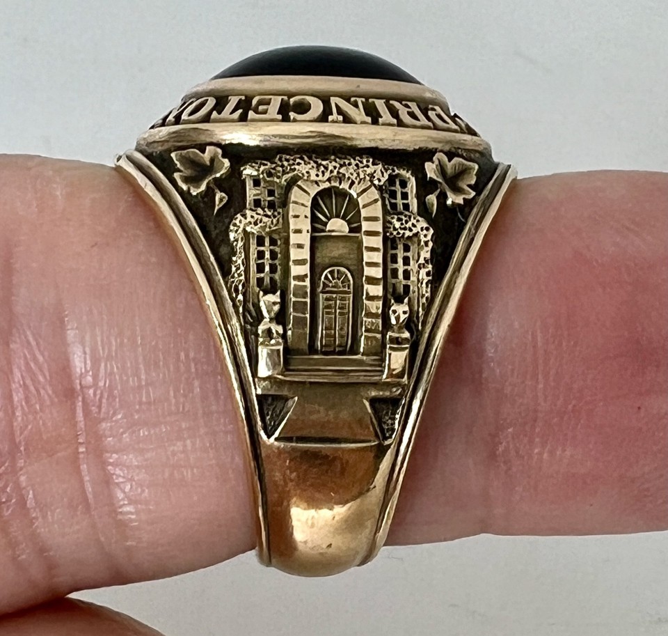 Princeton University 10K Gold Class Ring sz 8.5 - 96063 | eBay