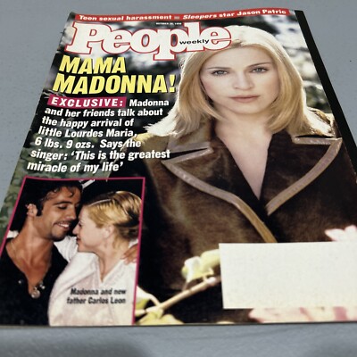 VTG People Weekly Magazine October 28, 1996 Mama Madonna! | eBay