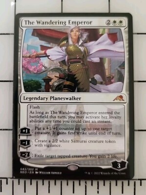 MTG Magic the Gathering 1x The Wandering Emperor Kawigama: Neon Dynasty ...