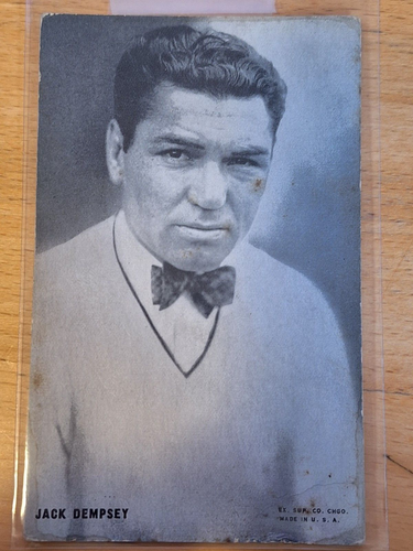 Jack Dempsey - heavy weight boxing card, 1920s, portrait | eBay