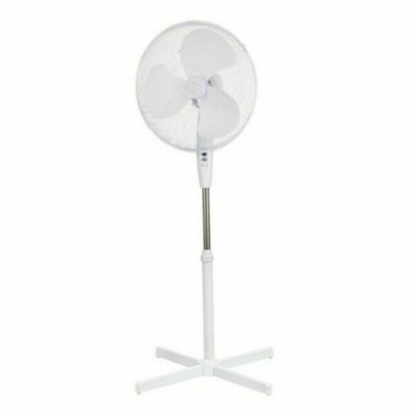 B&Q TX-1608B White 50W Pedestal Fan for sale online | eBay