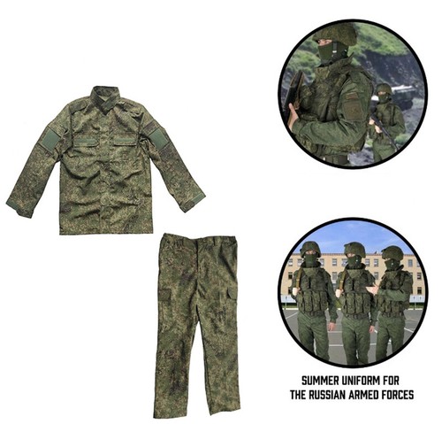 Russian VKBO Tactical Summer Jacket Pants Replica EMR Camouflage Green ...