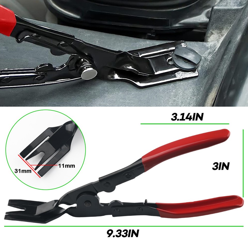 Car Trim Clip Pliers Removal Tool Car Door Panel Remover Upholstery ...
