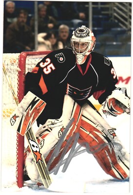 Cal Heeter Autographed 4x6 Color Photo Adirondack Phantoms Goalie #33 ...