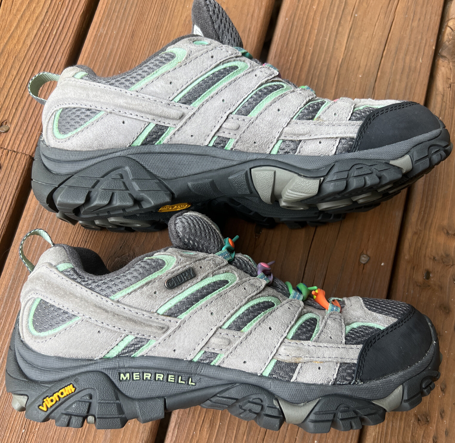 Merrell Moab 2 Women Size 8 Dry Hiking Drizzle Mint J24462W Trail Shoes ...
