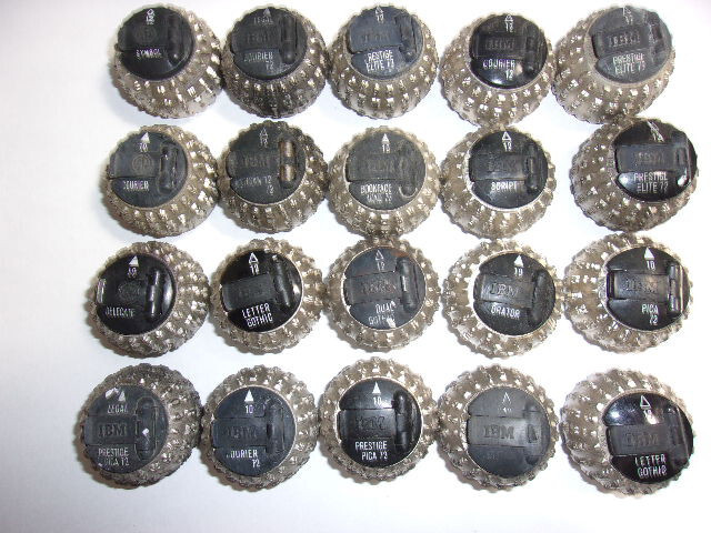 20 IBM SELECTRIC TYPEWRITER Elements 17 different for models I and II ...