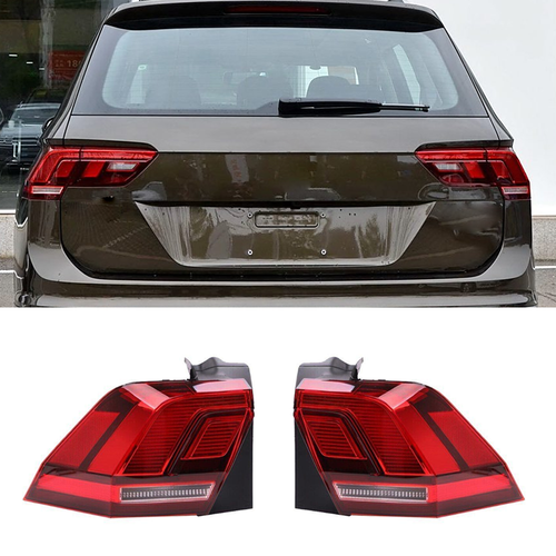 1Pair Rear Outer Tail Light For VW Tiguan 2018-2023 Brake Lamp signal ...