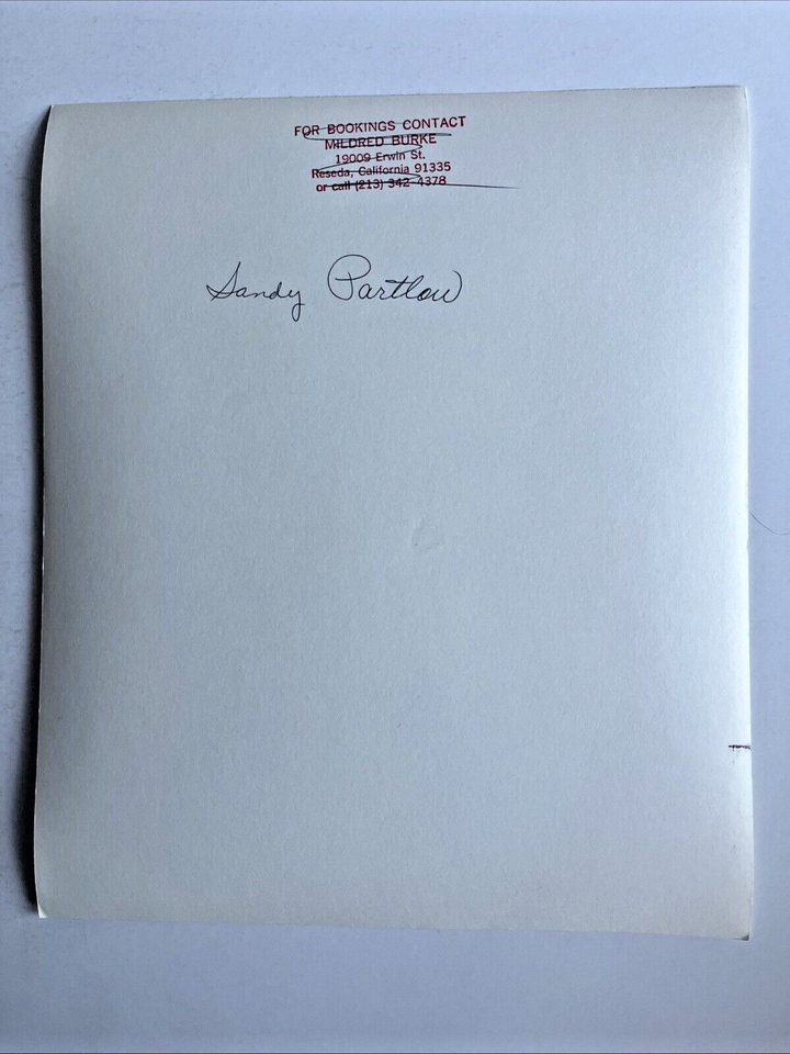 SANDY PARTLOW ORIGINAL 8x10 PROMO PHOTO GIRL WOMAN LADY WRESTLER ...