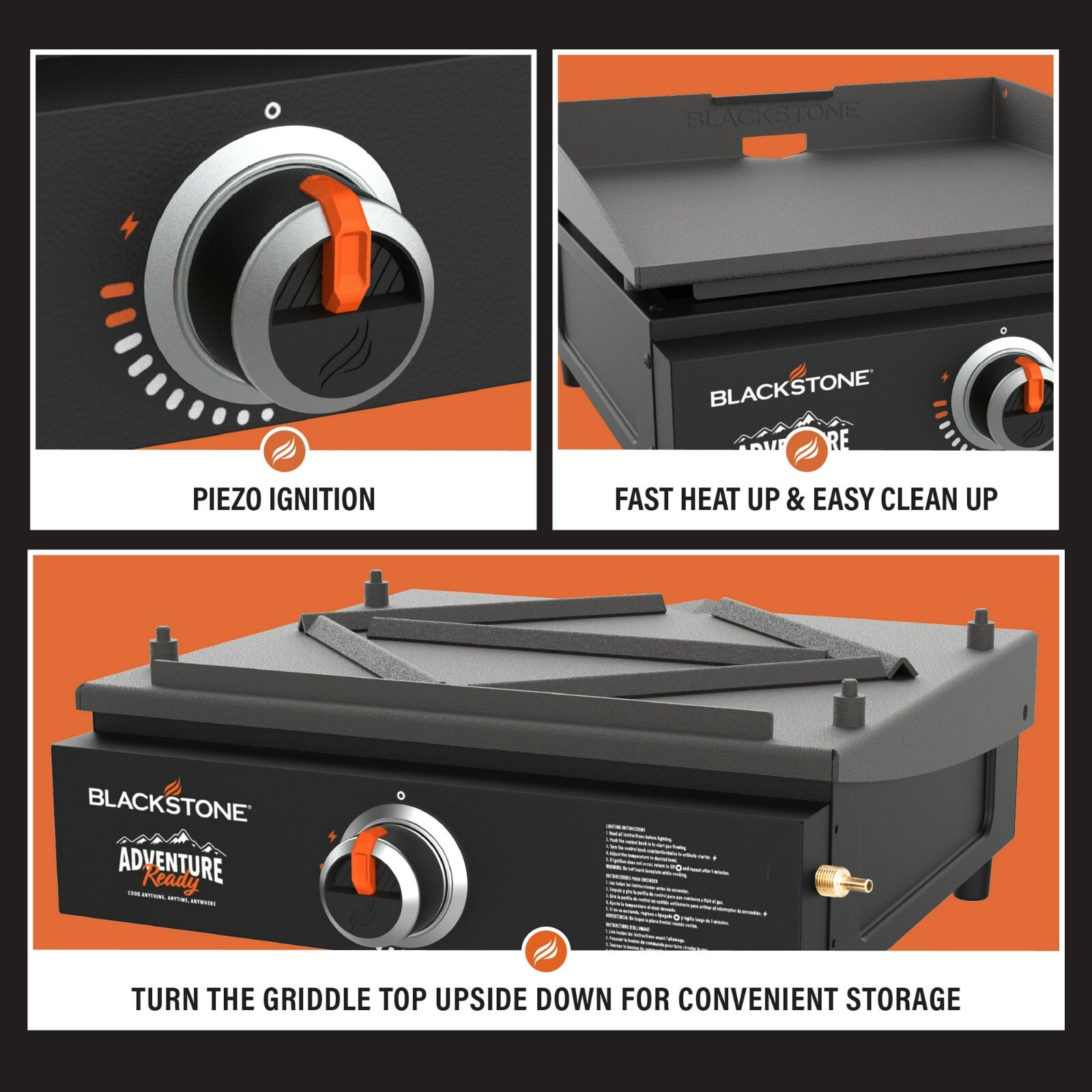 Blackstone Adventure Ready 1832 17" Tabletop Griddle for sale online | eBay