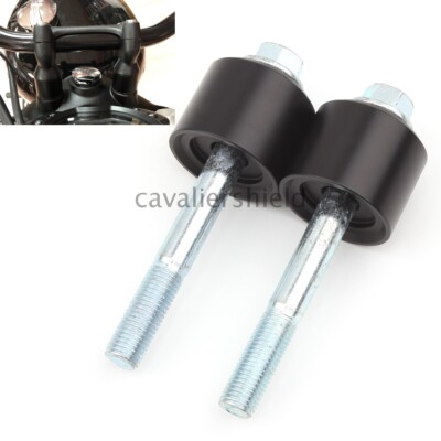 Aluminum Black Handlebar Risers Clamp For Triumph Bonneville T100 T120 ...