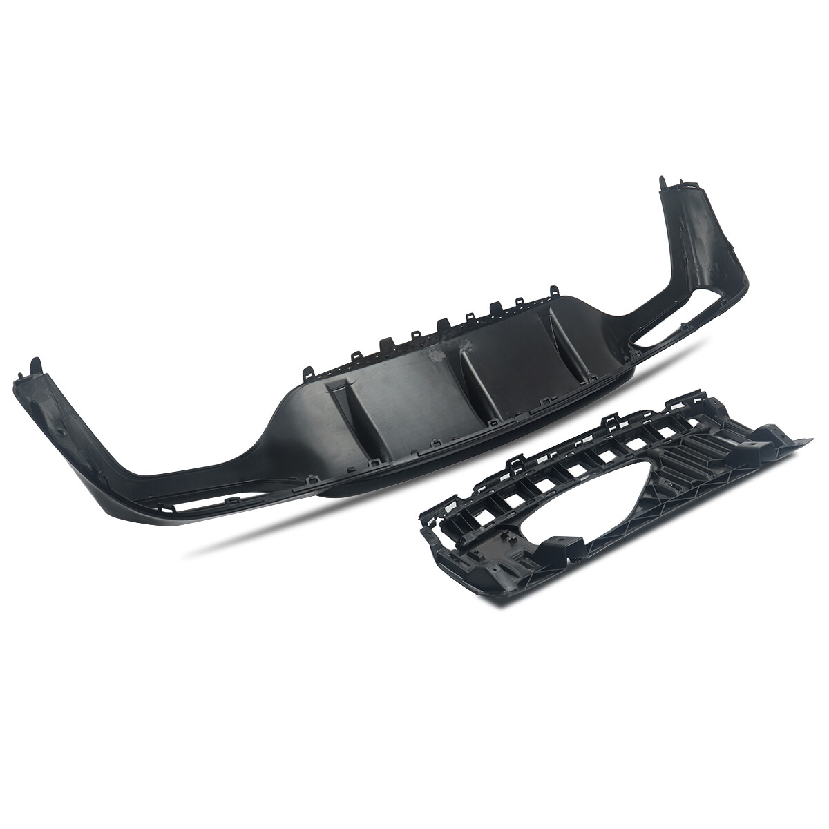 For 2016-2020 Mercedes Benz W213 E300 E43/E53 Rear Diffuser W/ Exhaust ...