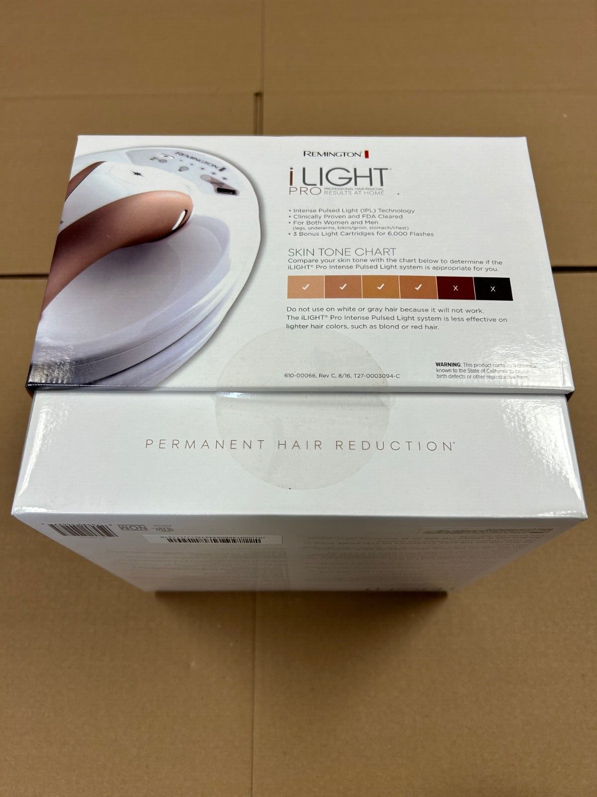 Remington IPL6000 iLIGHT Pro Plus Quartz Hair Removal System for sale ...