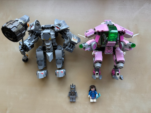 LEGO Overwatch: D.Va & Reinhardt (75973) Retired Set With Figures 99% ...