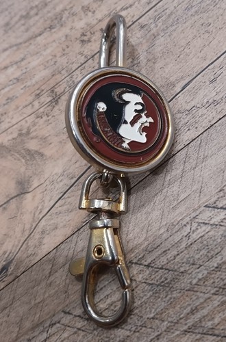 Vintage Official Florida State Seminoles FSU Belt Clip Keychain Key ...