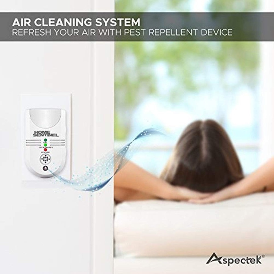 Home Sentinel Ultrasonic Pest Repellent 5-in-1 Indoor Pest Control ...