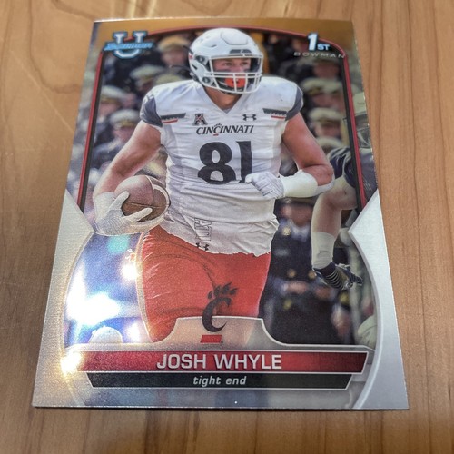 Josh Whyle 2022 Bowman U Chrome Football Auto Rookie # 89. Titans | eBay
