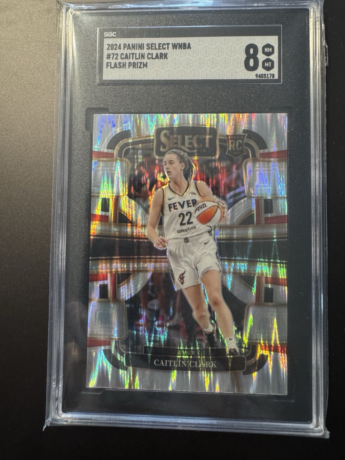 2024 Panini Select WNBA - Concourse Silver Flash Prizm #72 Caitlin ...