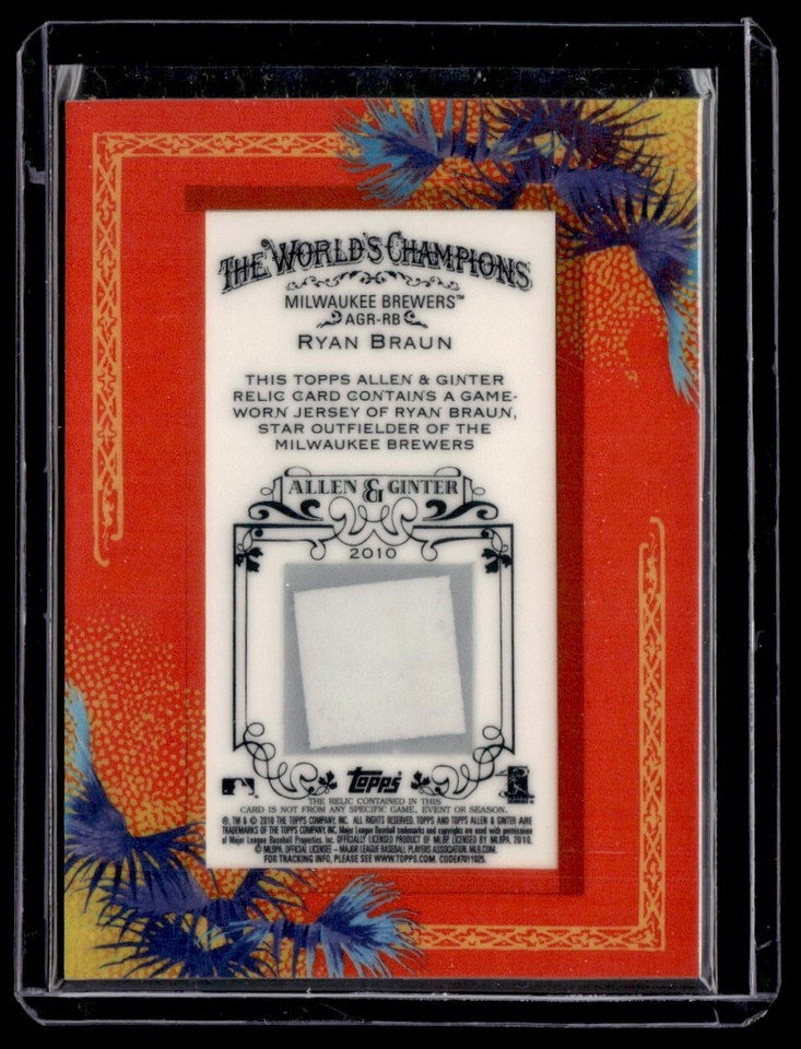 2010 Topps Allen & Ginter Relics New York Mets Jersey 1 color New York ...