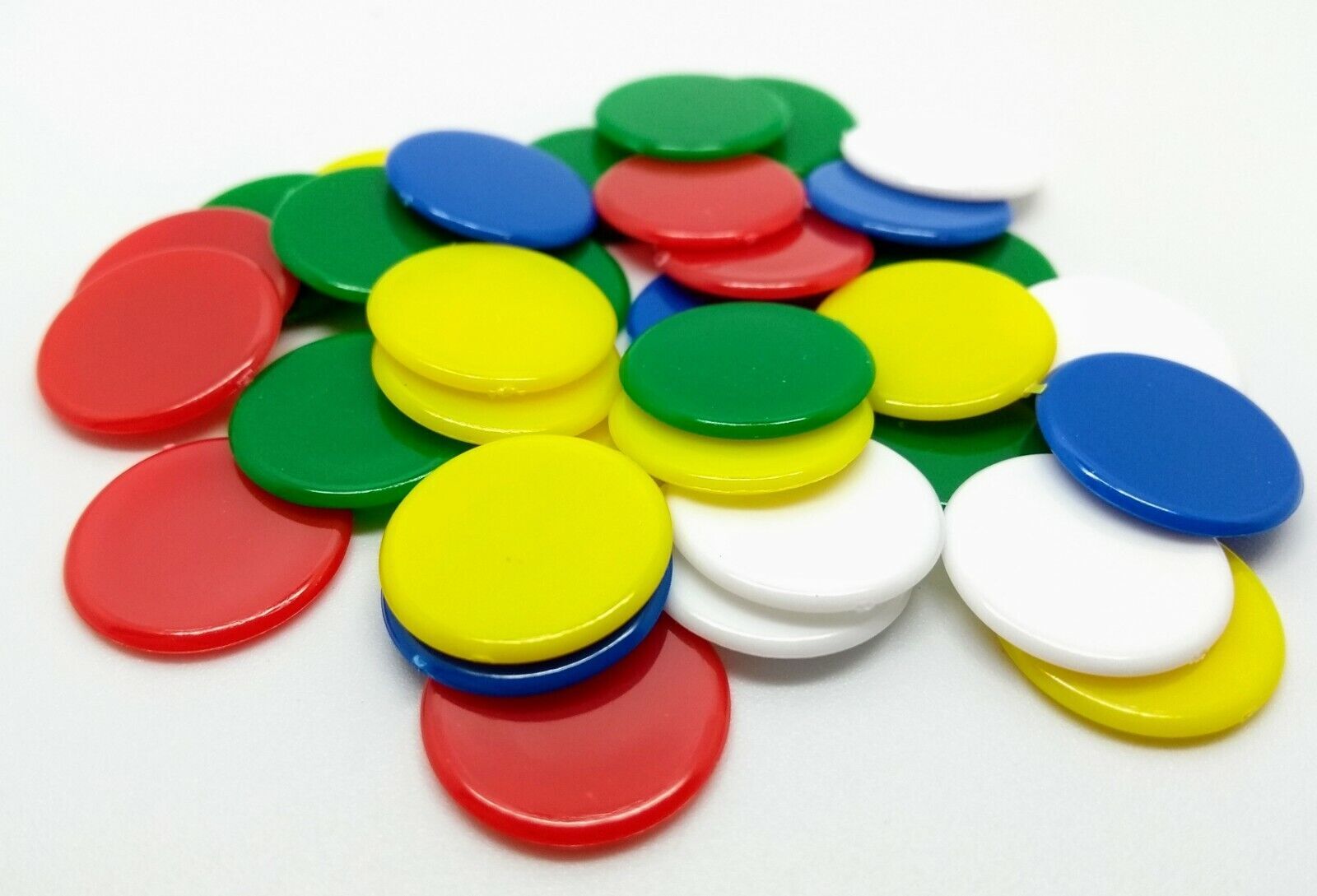 SMALL Counters 15mm diameter. Mixed and single colours. Tiddlywinks ...