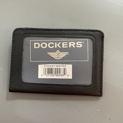 Mens Dockers Black Pocket Mate Wallet | eBay