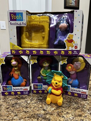 Mattel Winnie The Pooh Bathtub Pal - Floats & Squirts Water 90s | eBay