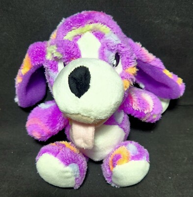 2014 Calplush 10" Purple Puppy Dog Plush Stuffed Animal Toy NWT | eBay