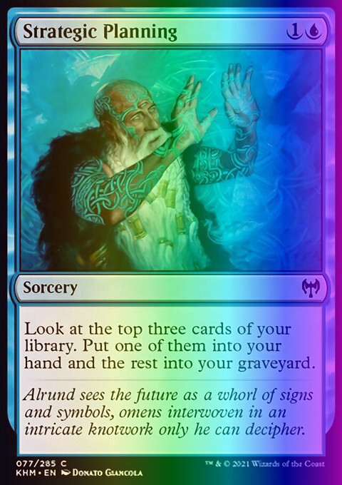 MTG Magic the Gathering Strategic Planning (77/551) Kaldheim NM FOIL | eBay