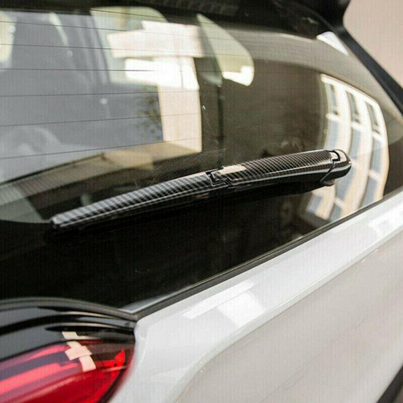 For Toyota RAV4 2019-23 ABS Carbon Fiber Tail Rear Window Wipers Cap ...