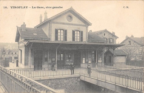 CPA 78 VIROFLAY LA GARE RIVE GAUCHE | eBay
