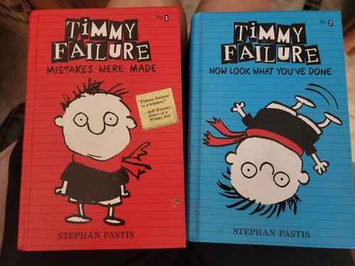 Lot of 2 Timmy Failure Hardcover books by Stephan Pastis , books 1 & 2 ...