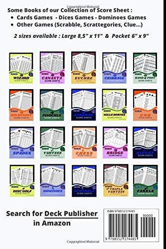 Samba Score Sheet: 100 Scorekeeping to Easily Keep Track of All scores ...