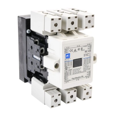 SC-E5-24V, FUJI ELECTRIC, IEC contactor, 105A, (2)N.O./(2) N.C. aux ...