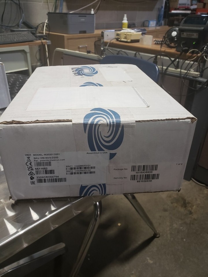 Crestron DM-NVX-D200 A/V over IP Decoder (Brand New) Sealed Box | eBay