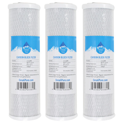 3X Activated Carbon Block Filter for Rainsoft 21179 | eBay