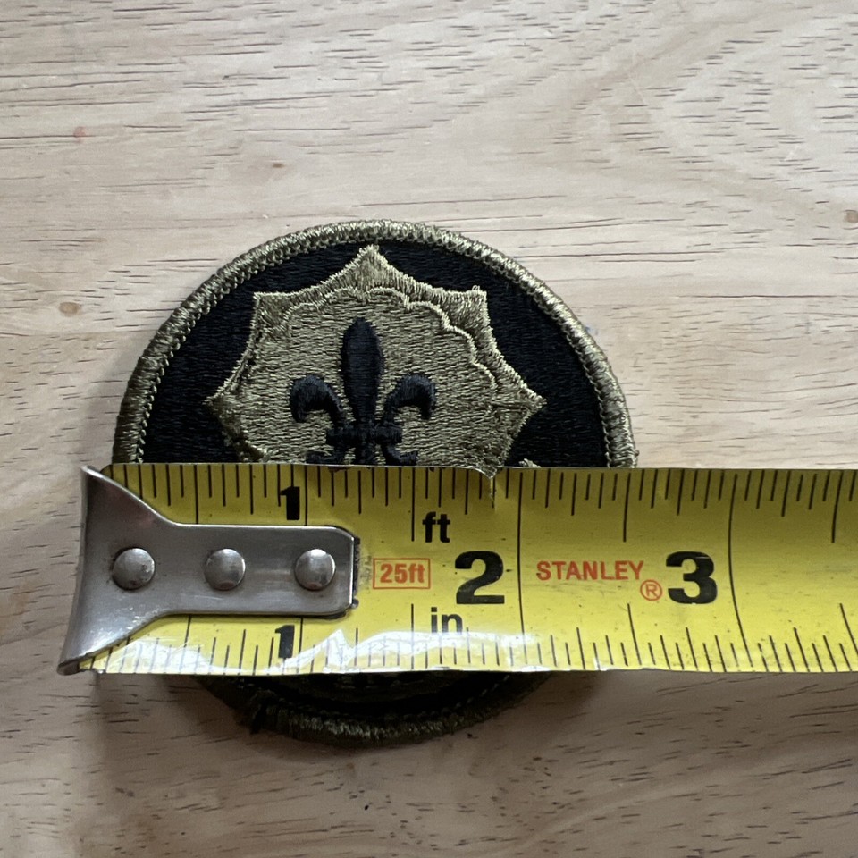 US Army Surplus Issue 2nd Armoured Cavalry Regt Green Subdued Cloth Sew ...