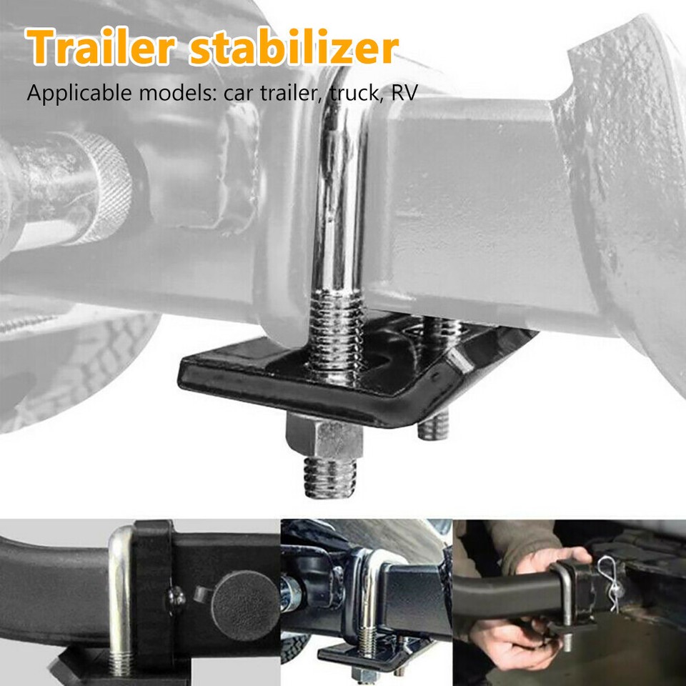 Heavy Duty Anti Rattle Trailer Tow Bar Tongue Hitch Stabilizer ...