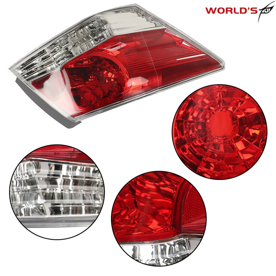 For 2008-2012 Honda Accord Tail Light Assembly Halogen Rear Left+Right ...