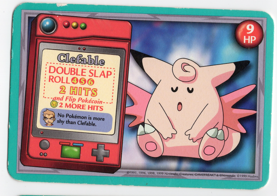 Clefable 1999 Hasbro Creatures Adventure Game Pokemon Card | eBay