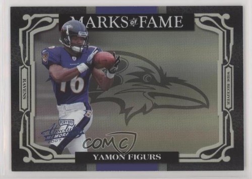 2007 Playoff Absolute Memorabilia - Marks of Fame Yamon Figurs #MOF-38 ...