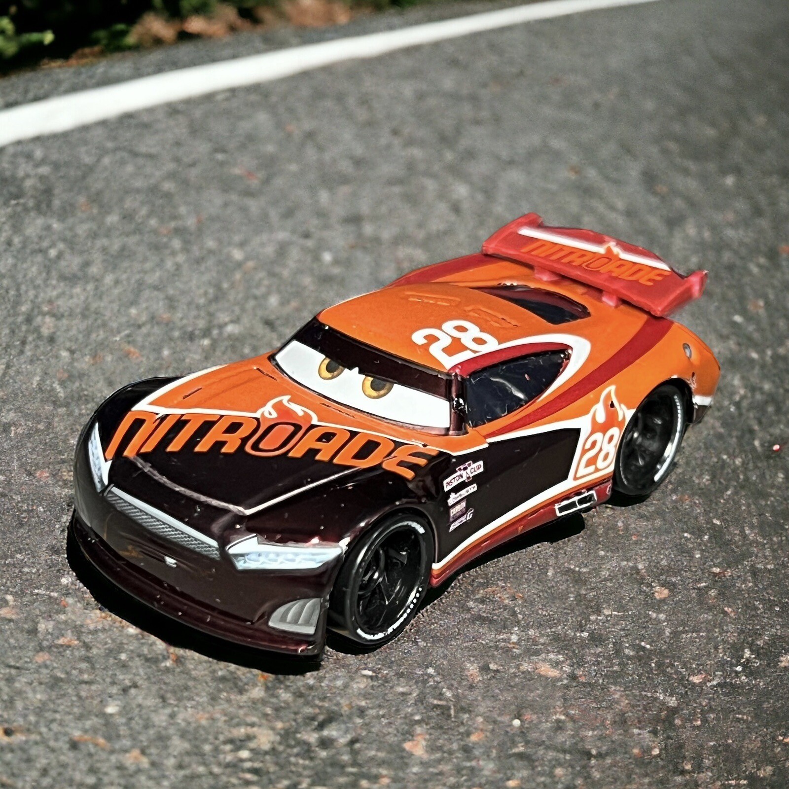 Disney Pixar Cars Tim Treadless Nitroade #28 Piston Cup 1/55 Scale ...