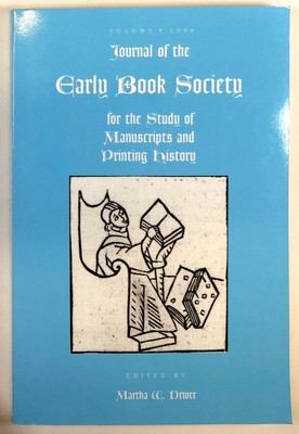 Martha W Driver / Journal of the Early Book Society for the Study | eBay