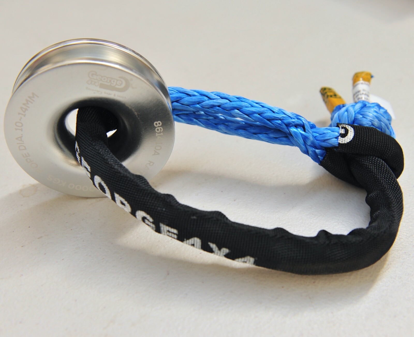 Combo: Soft Shackle 9mm*12000kg*45cm+Snatch Winch Ring 11000kg Recovery ...